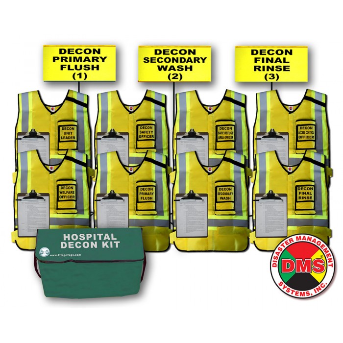 Hospital Decon Vest & Flag Kit | More Prepared