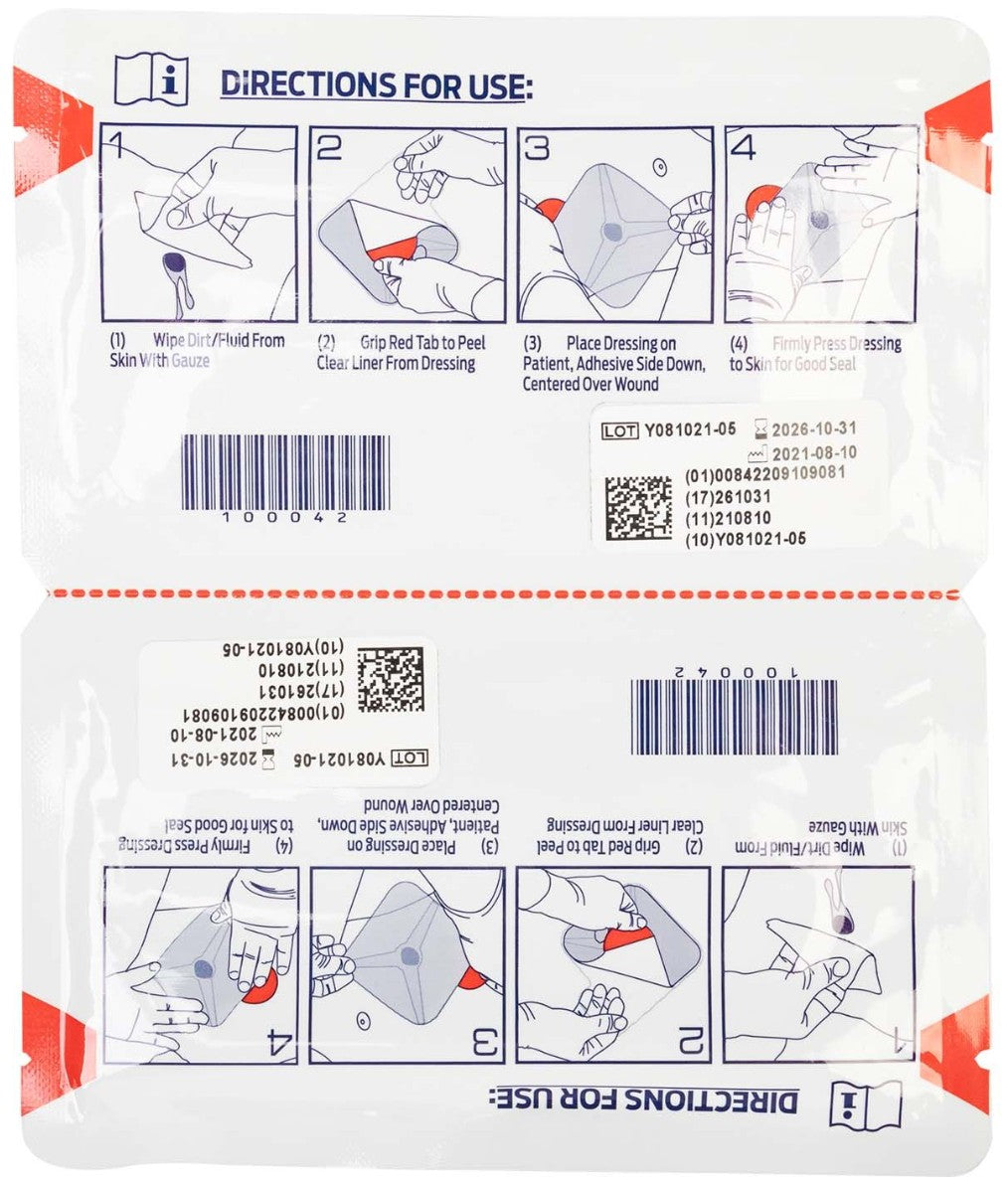 NAR HyFin Vent Compact Chest Seal Twin Pack | More Prepared LLC